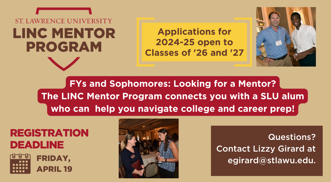 Discovering LINC Mentorship Info Session | St. Lawrence University